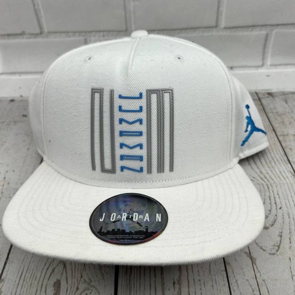 Jordan | Accessories | Air Jordan 1 Jumpman Hat Snapback Cap White Men ...